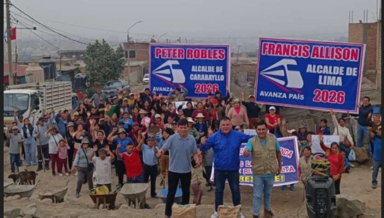Carabayllo: Peter Robles apoya a pobladores de Lomas de Torreblanca ...